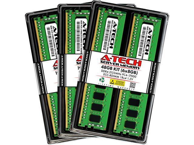 48GB (6x8GB) RAM for Dell PowerEdge R430, R530, R630, R630 XL, R730 ...