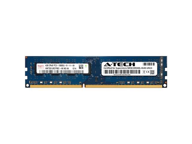 Supermicro Certified MEM-DR340L-HL02-UN13 | Hynix HMT351U6CFR8C-H9 | 4GB PC3-10600 DDR3 1333MHz ...