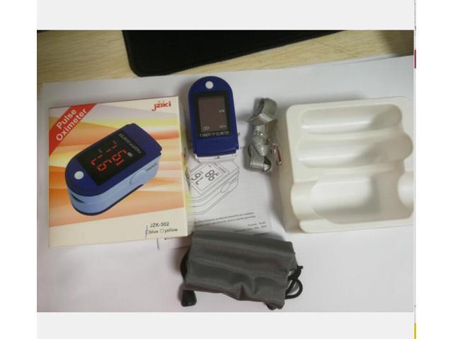 CONTEC CMS50DL Pulse Oximeter Fingertip Blood Oxygen Monitor With Carry Case - Dark Blue ...