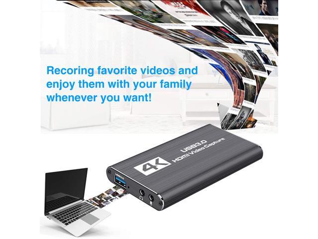 DIGITNOW 4K Audio Video Capture Card, USB 3.0 HDMI Video Capture Device ...