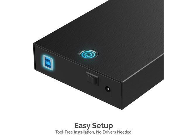 SABRENT USB 3.0 Tool-Free Enclosure for 2.5 and 3.5 Internal SATA Hard ...