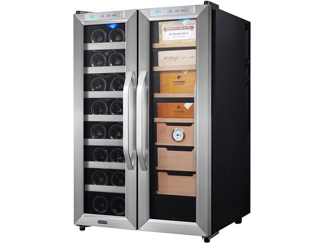 Whynter Freestanding 3.6 cu. ft. Wine Cooler and Cigar Humidor Center ...