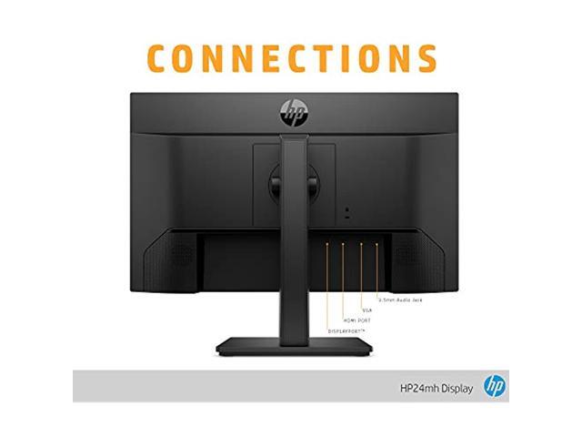 HP 24mh FHD Monitor - Computer Monitor with 23.8-inch IPS and Ultra ...