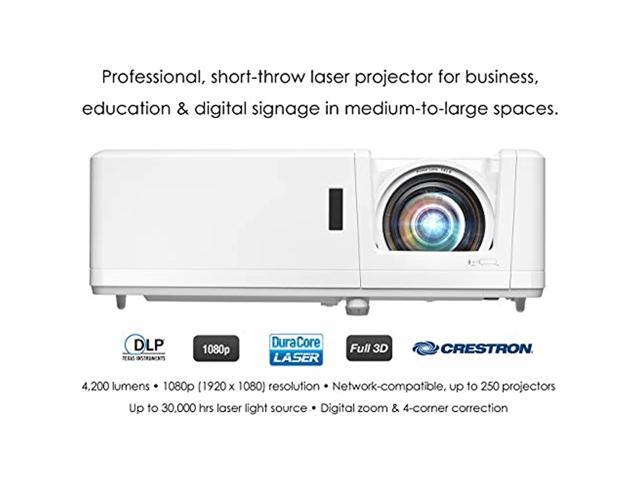 Optoma ZH406ST Short Throw Full HD Professional Laser Projector ...