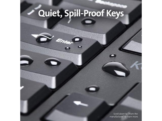 Kensington Pro Fit K75400US Black Wired Keyboard - Newegg.com