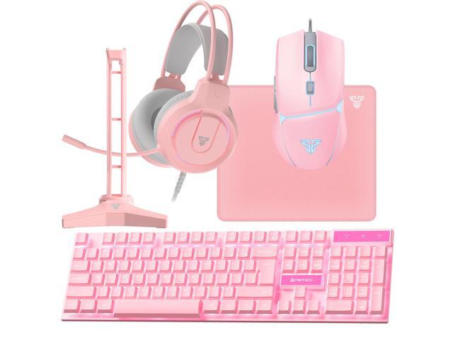 FANTECH P51 Wired Gaming Keyboard & Mouse & Mouse Pad & Headset ...