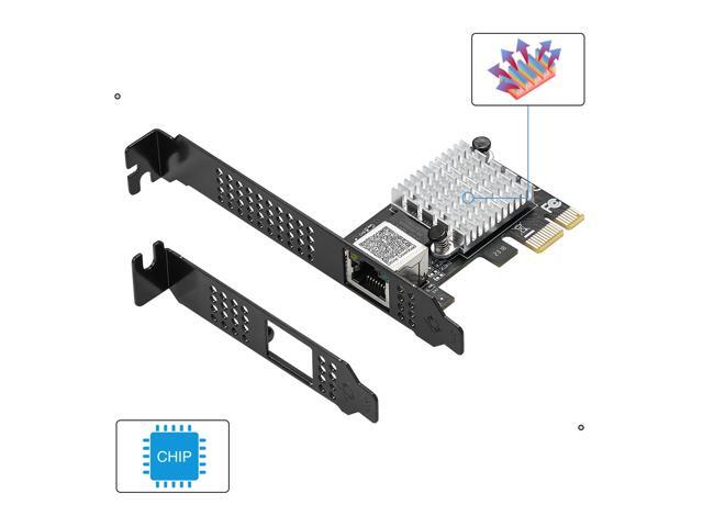 locrest PCI-E Gigabit LAN Card Desktop 2.5G Wired LAN Card PCI-E ...