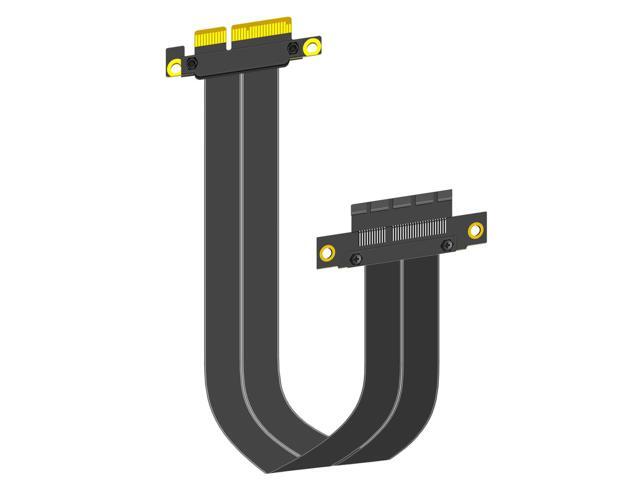 GLOTRENDS 300mm PCIe 3.0 X4 Riser Cable for M.2, WiFi, Firewire, USB ...