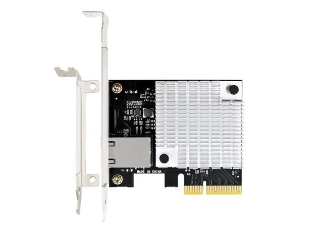 GLOTRENDS ST7357 10Gb PCI-E NIC Network Card, Single Copper RJ45 Port ...