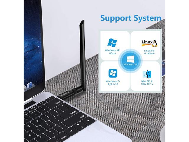 Realtek RTL8812BU USB Wireless Adapter 1200 Mbps with 5 dBi Antenna ...