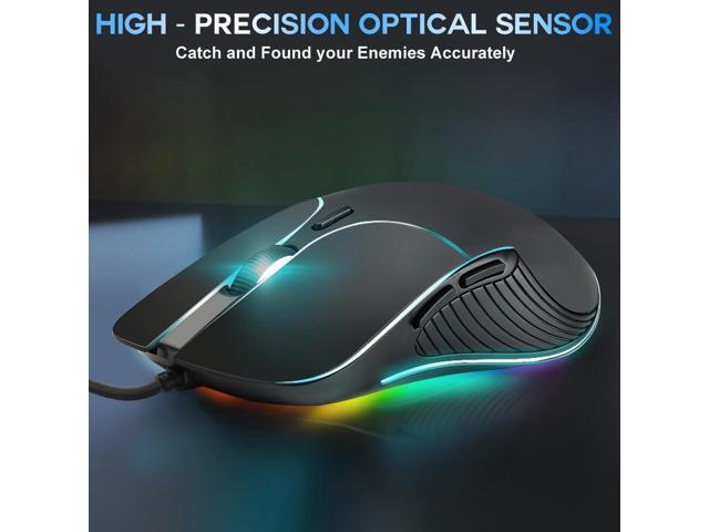 USB Wired Gaming Mouse, PC Gaming Mice USB Computer Mouse with LED ...