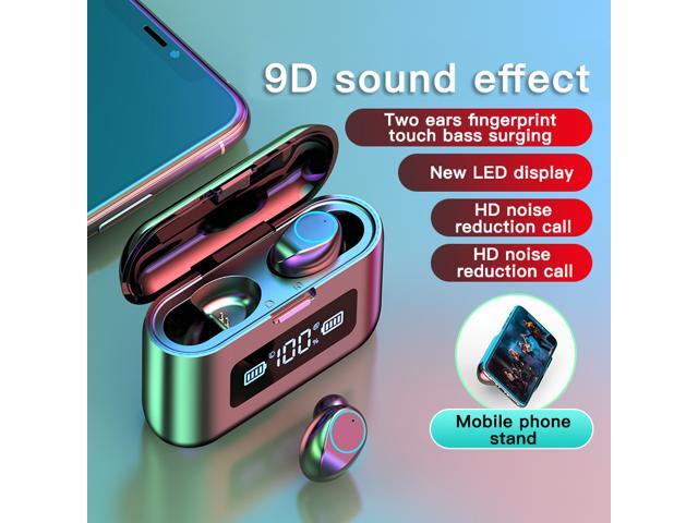SIROKA-IPX6 waterproof portable mini earbuds stereo surround Hi-Fi ...
