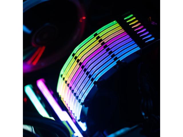 Rainbow Bridge RGB Trunking Cover For 24Pin ATX Cable MOD Symphony Line ...