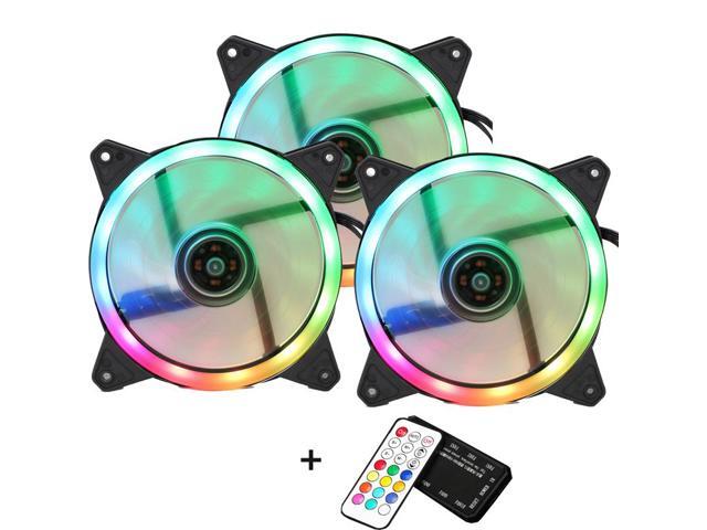 RGB 12cm Chassis Fan Cooling Fan Large air volume Mute rgb with ...
