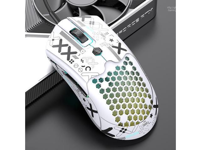 M5 RGB Lightweight Wired Gaming Mice 6 Gears 12000 DPI Pixart 3325 ...