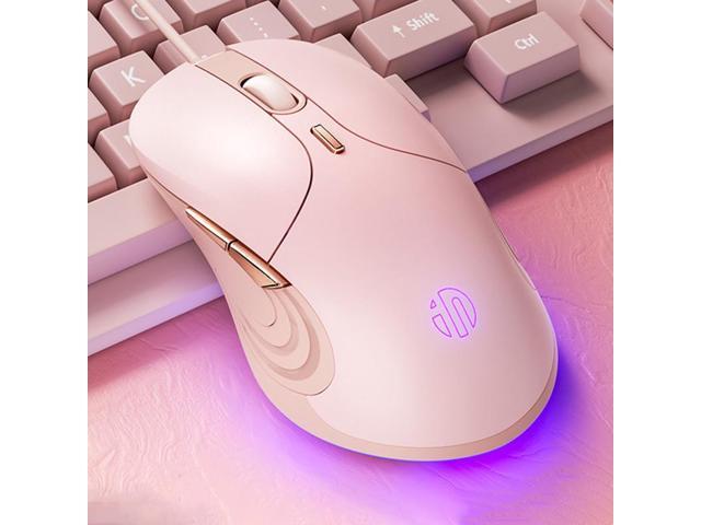 INPHIC Wired PC Mouse, USB Wired Mouse 4800DPI Adjustable & 6 ...