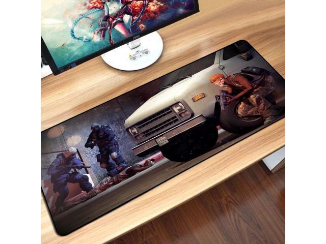 Mice Keyboard Desk Protector Rubber Mat Gamer Anti-slip Mouse Pad ...