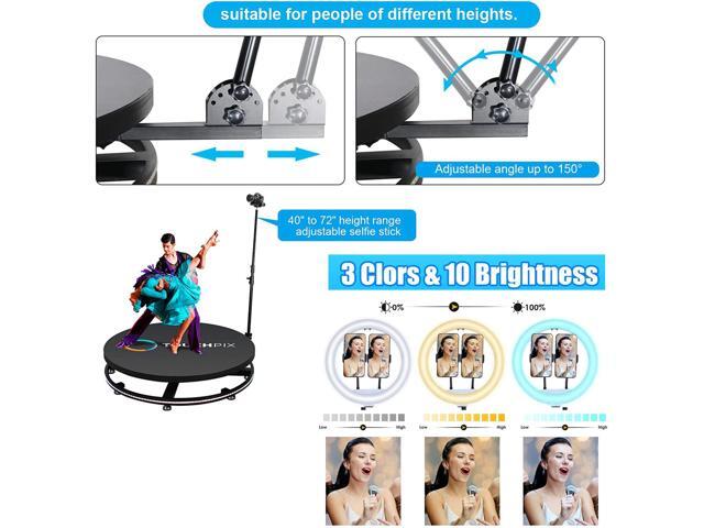 360 Photo Booth Machine 360 Video Booth 360 Platform Remote Control ...