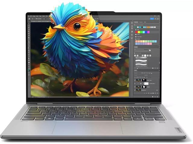 Lenovo Yoga 7 2-in-1 AI PC Laptop 14" FHD+ Touch AMD Zen 4 8-core Ryzen ...