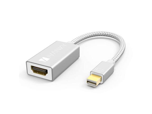 Mini DisplayPort to HDMI Adapter Super Slim Aluminum Shell Nylon ...