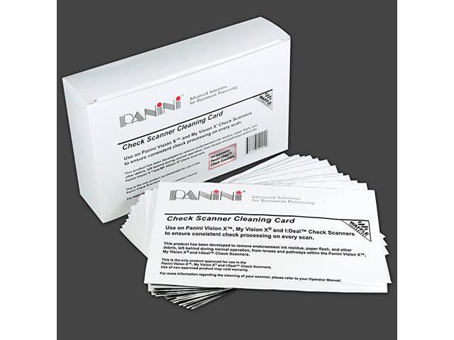 Panini Check Scanner Cleaning Cards featuring 15 cards - Newegg.com