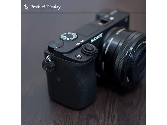 2 Pair Lug Ring Camera Strap Triangle Split Ring Hook Plastic Cap ...