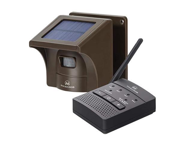 Mile Solar Driveway Alarm Sytem Wireless Long Range Outdoor Weather ...