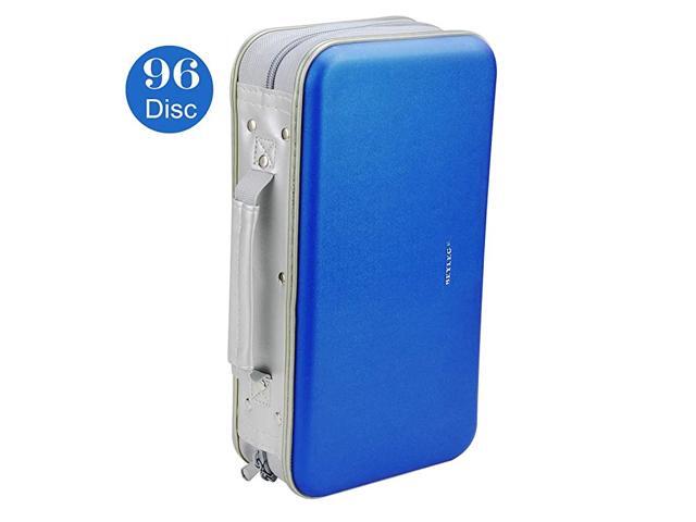 CD DVD Wallet 96 Capacity Heavy Duty Sturdy DVD Storage Hard Shell CD ...