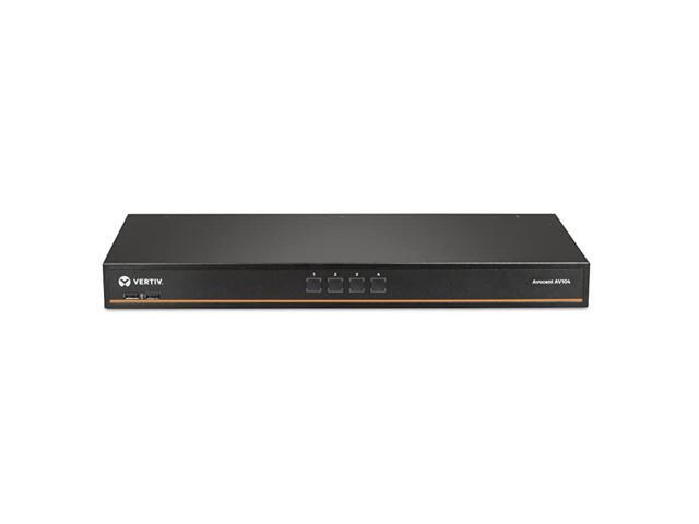 Vertiv 1x4 Rackmount or Desktop, Single-User KVM Switch with USB, Touch ...