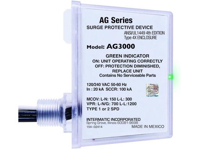 AG3000 120/240 VAC Universal HVAC Surge Protective Device ...