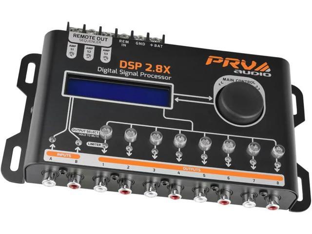 Car Audio DSP 2.8X Digital Crossover and Equalizer 8 Channel Full ...