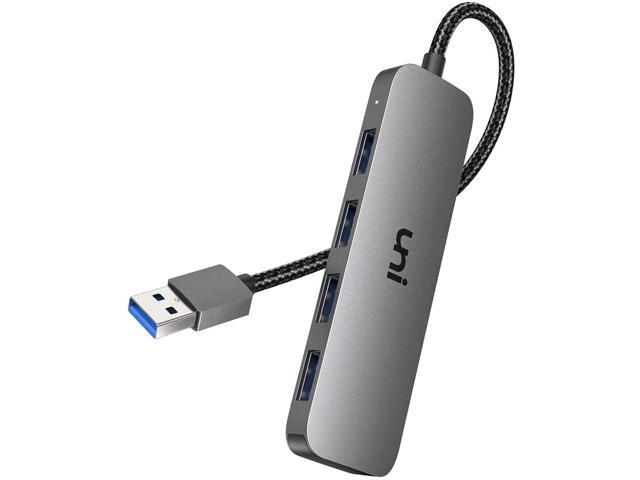 uni USB Hub, Aluminum 4-Port PS4 USB 3.0 Data to USB Hub Adapter (Ultra ...