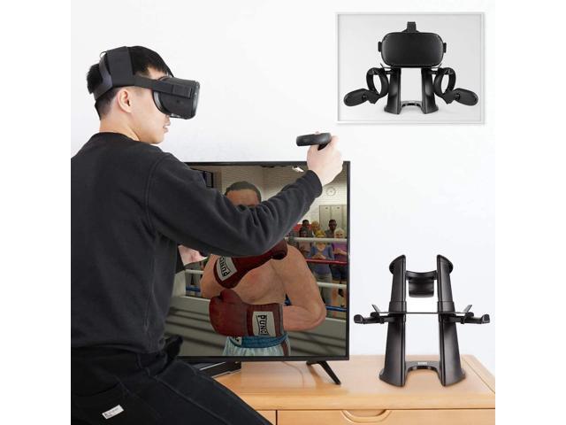 VR Headset Stand - VR Stand Virtual Reality Headset and Controllers ...