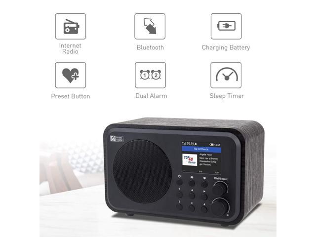 WiFi Internet Radios WR-336N Portable Digital Radio with Rechargeable ...