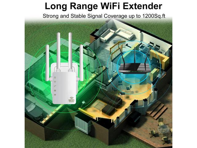 WiFi Extender, Aigital 1200Mbps WiFi Range Extender Signal Booster for Home, Covers up to 3000 ...