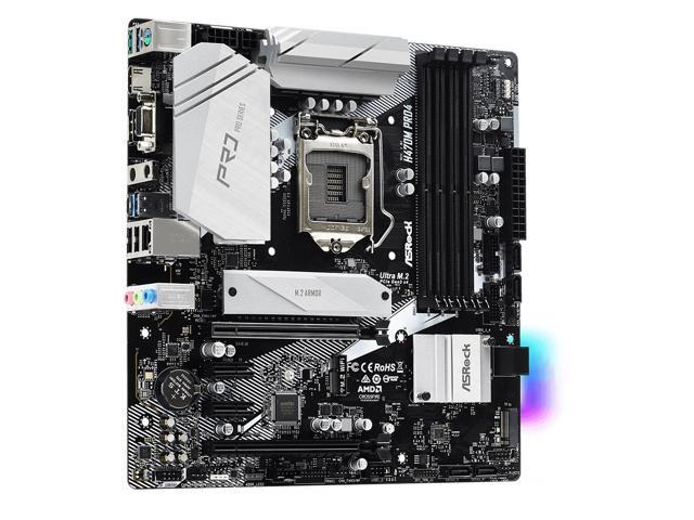 ASRock H470M PRO4 LGA 1200 Micro ATX Intel Motherboard - Newegg.com