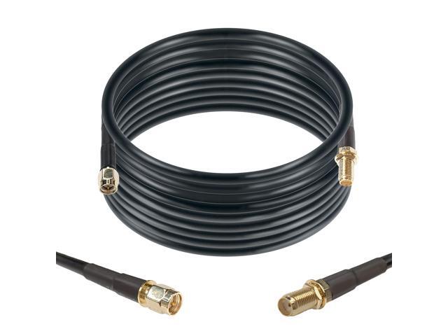 Maswell LMR200 Equivalent 5m SMA Male to SMA Female Coax Extension ...