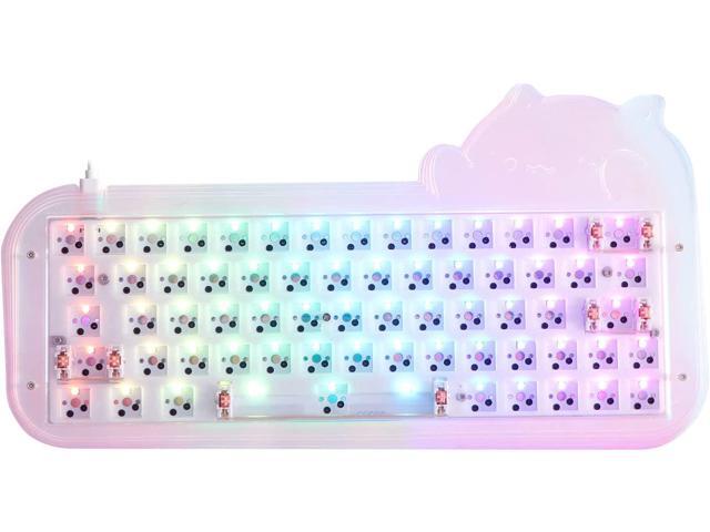 EPOMAKER Mini Cat 64 60% Hot Swap VIA Programmable RGB Wired Gaming DIY ...