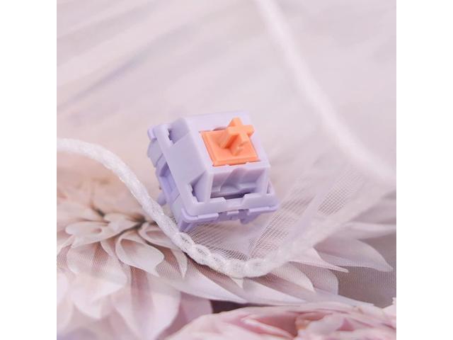 EPOMAKER Wisteria Tactile Mechanical Keyboard Switches Set, 5 Pin ...