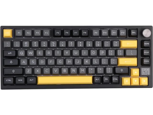 EPOMAKER TH80 SE Gasket 75% Hot Swap RGB 2.4Ghz/ Bluetooth 5.0/ Wired ...