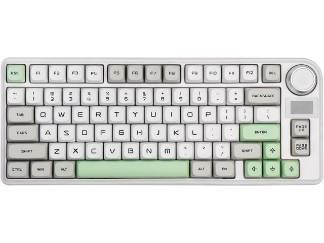 EPOMAKER TH80-X Gasket Mechanical Keyboard, 75% Layout Triple Mode Hot ...
