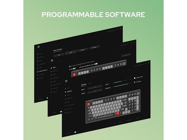 EPOMAKER RT100 97 Keys Gasket BT5.0/2.4G/USB-C Mechanical Keyboard with ...