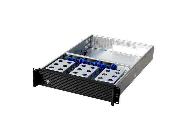 2U Server Chassis standard 19 "rack-mount server chassis. The empty ...