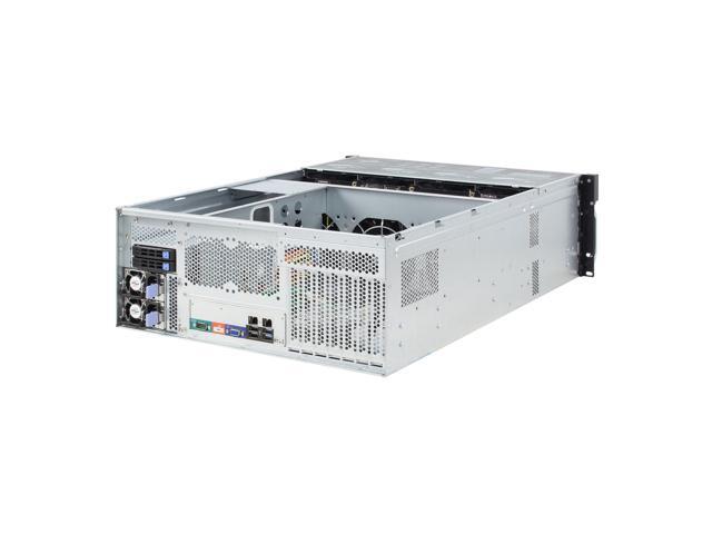 24 bays Rackmount Hotswap server Case 4U chassis / equipped with 6Gb ...
