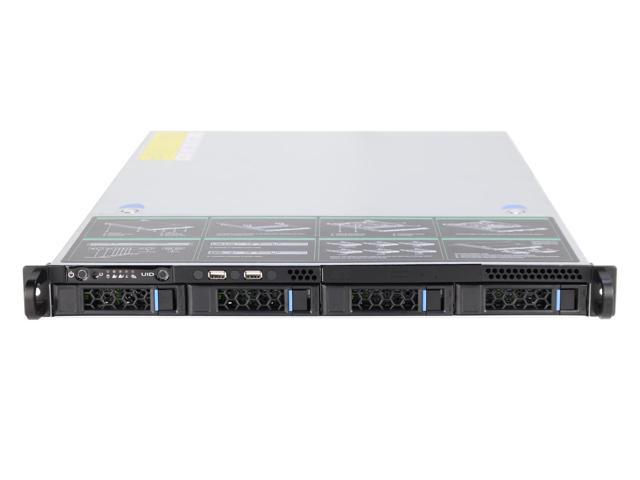 1U hot swappable storage server 4-bay direct connection 6GB/SATA ...
