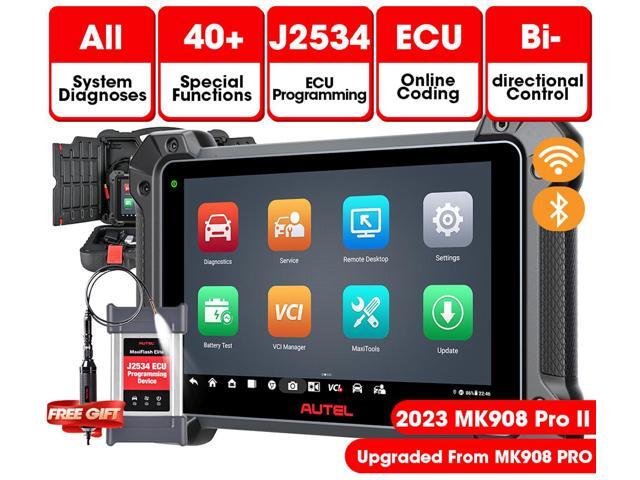 Autel MaxiSys Pro MK908P Car Diagnostic Tool with WiFi Bluetooth Jbox ...