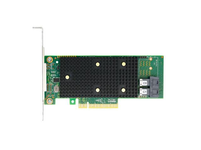 PCIe x8 to 8 Port Tri-Mode SAS/SATA/NVMe HBA Expansion Card-LRTM9C16-8I ...