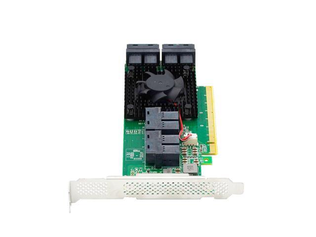 Linkreal 8 Port U.2 to PCI Express x16 SFF-8639 NVMe SSD Adapter with ...