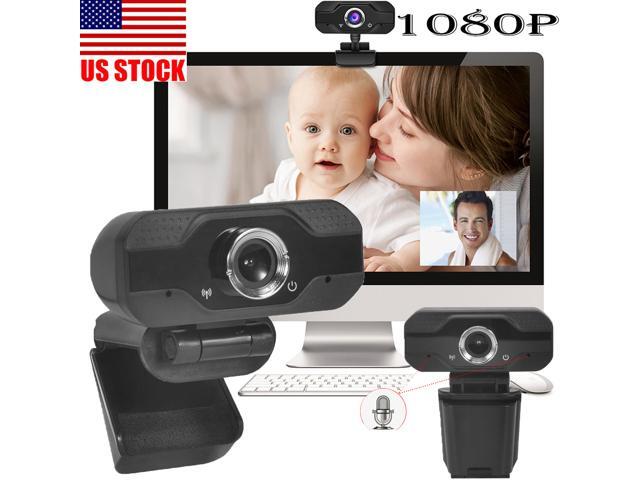 HD Webcam Desktop Laptop 1080P Web Camera Built-in Microphone for Video ...