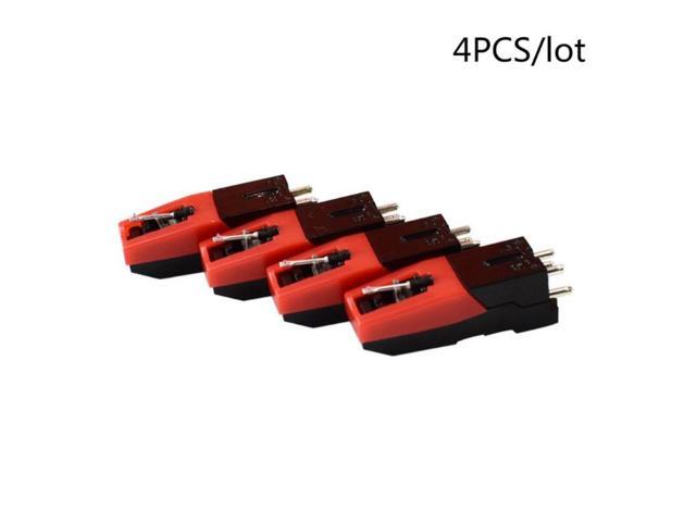 4Pcs Gramophone Record Magnetic Cartridge Stylus With LP Vinyl Needle ...